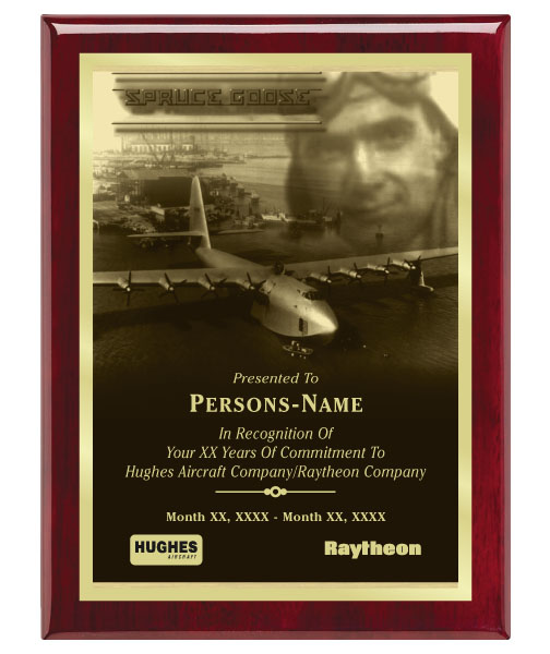 raytheon ghost plaque | netTrophy