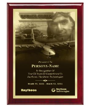 raytheon ghost plaque | netTrophy