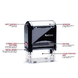 rubber stamps-maxstamp csi series | netTrophy